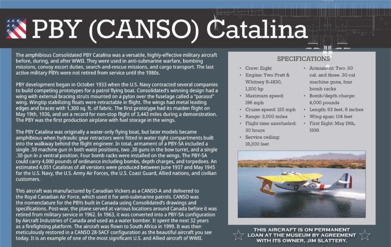 PBY/PBV-1A Catalina - National Museum of World War II Aviation